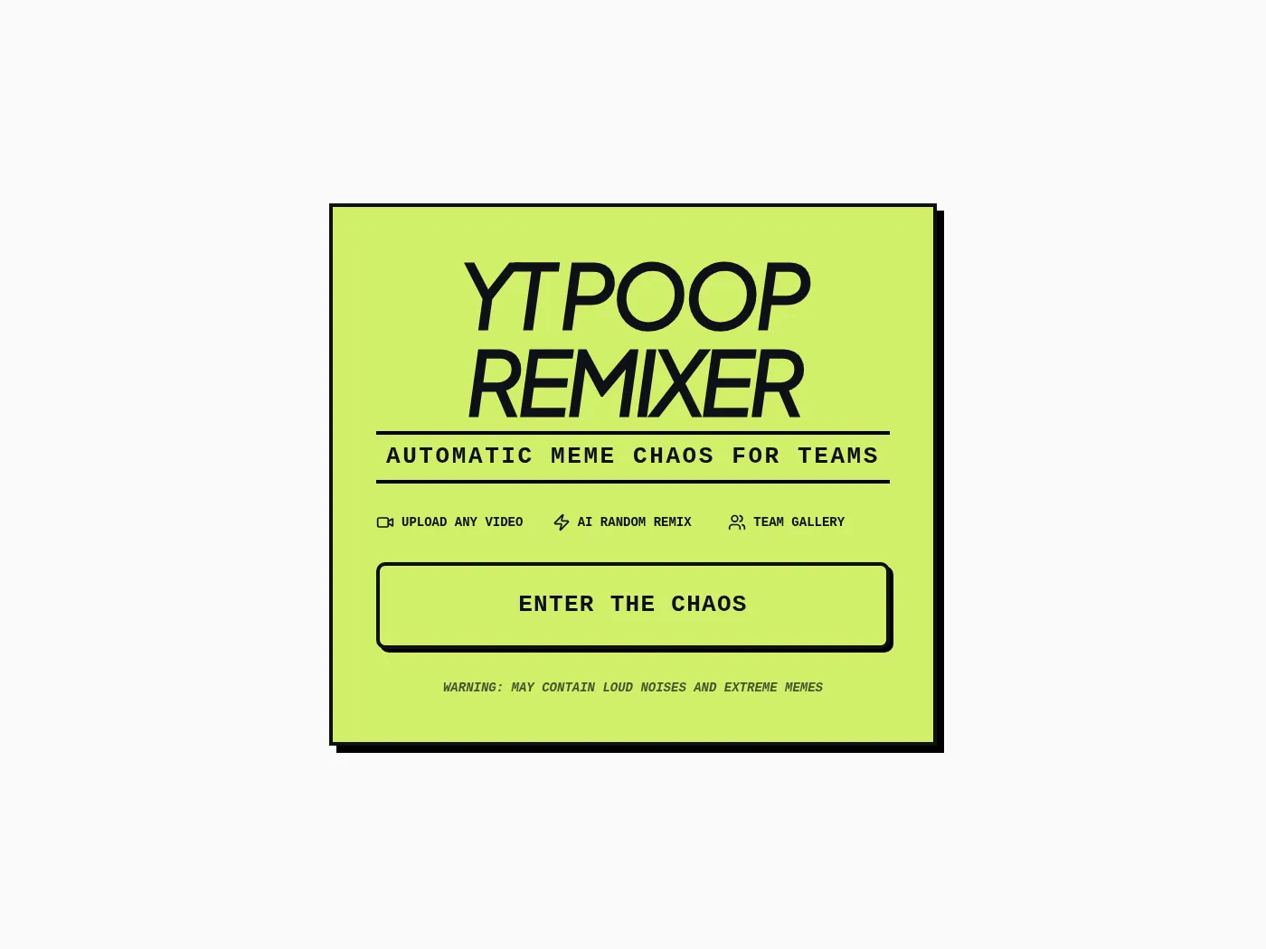 YT Poop Remix Studio