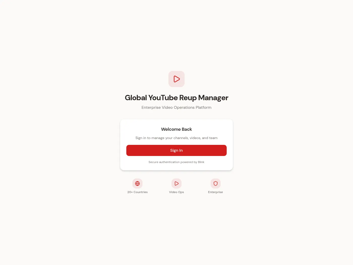 Global YouTube Reup Manager