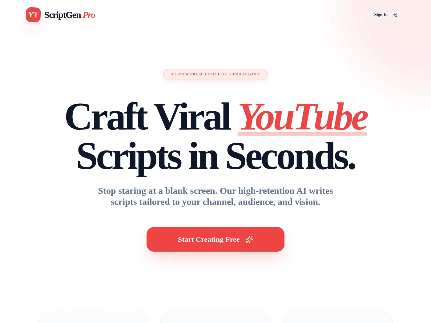 YT ScriptGen Pro
