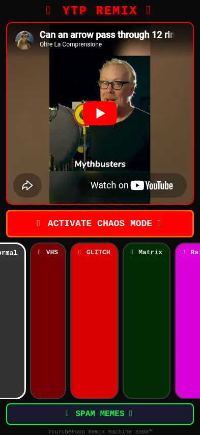 YouTubePoop Fun Shorts