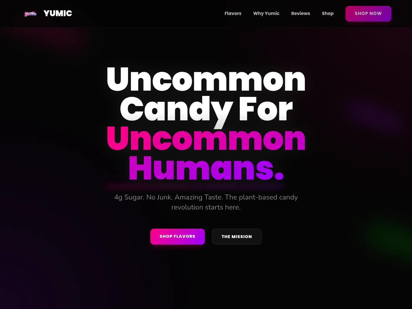 Yumic Uncommon Candy Site