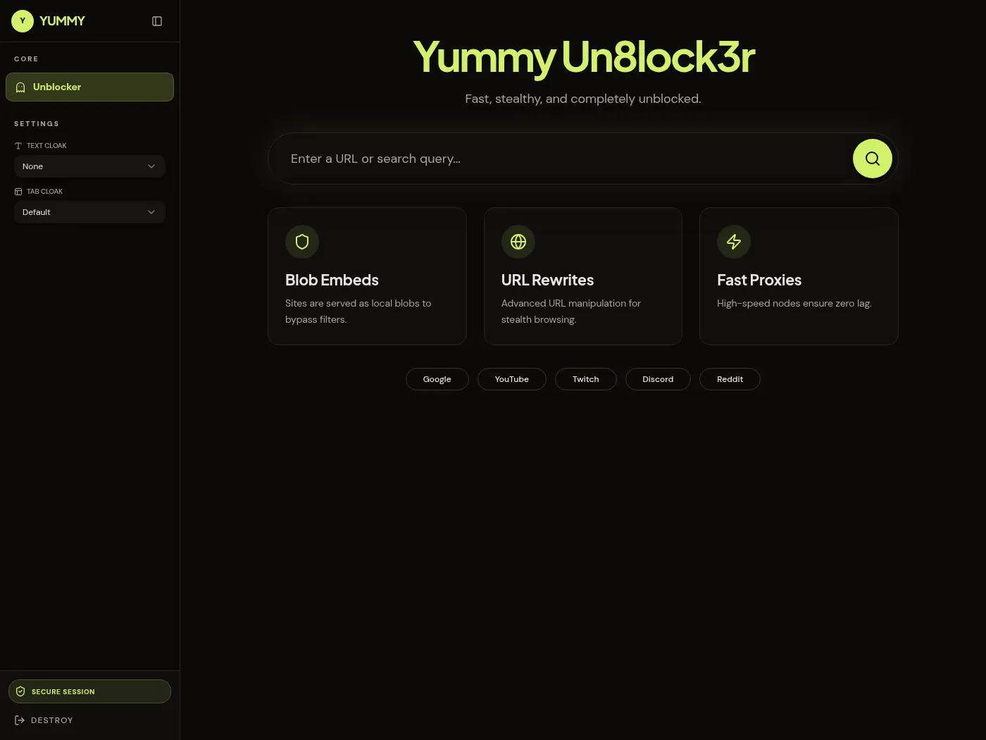 Yummy Un8lock3r