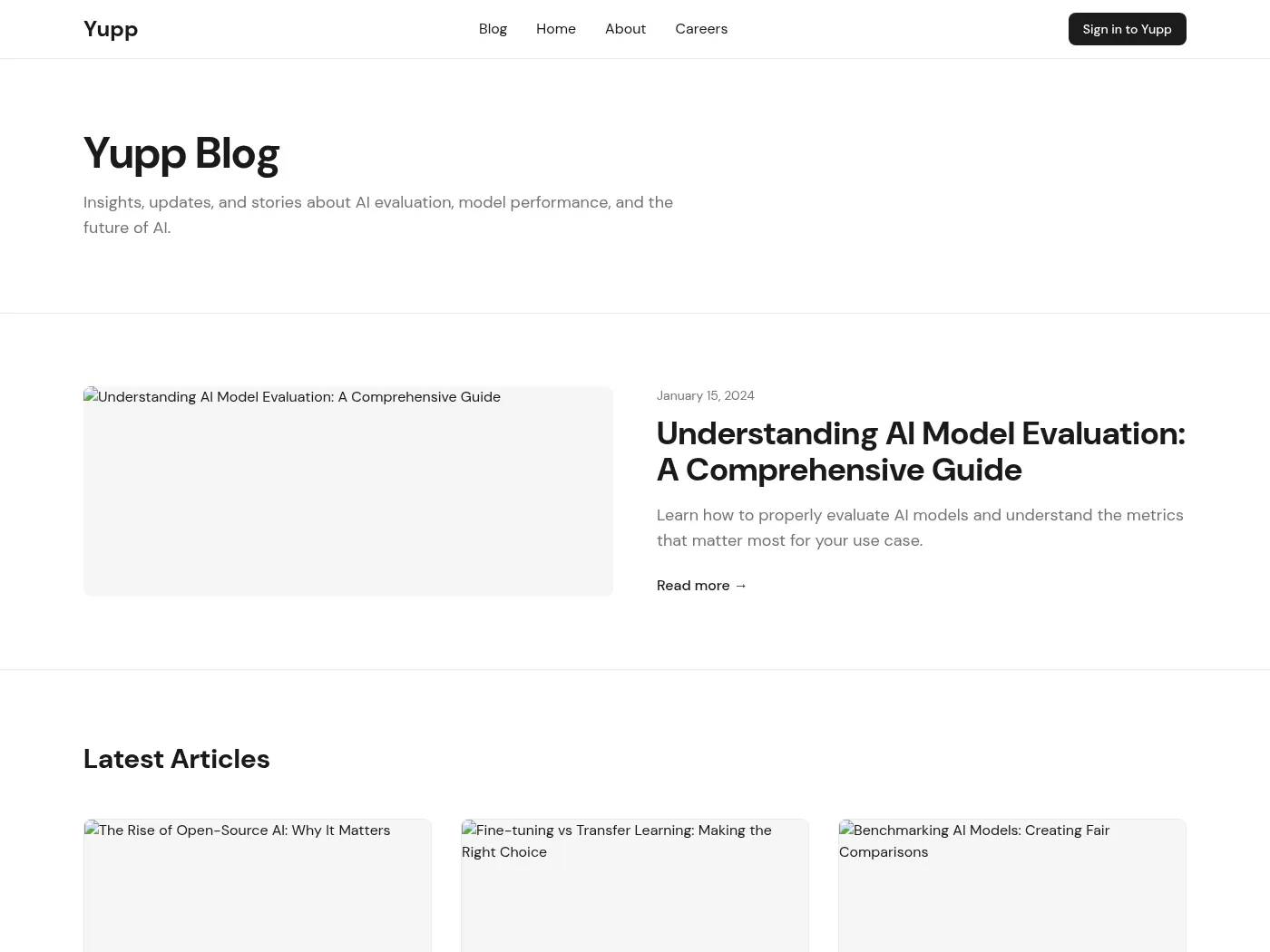 Yupp AI Blog
