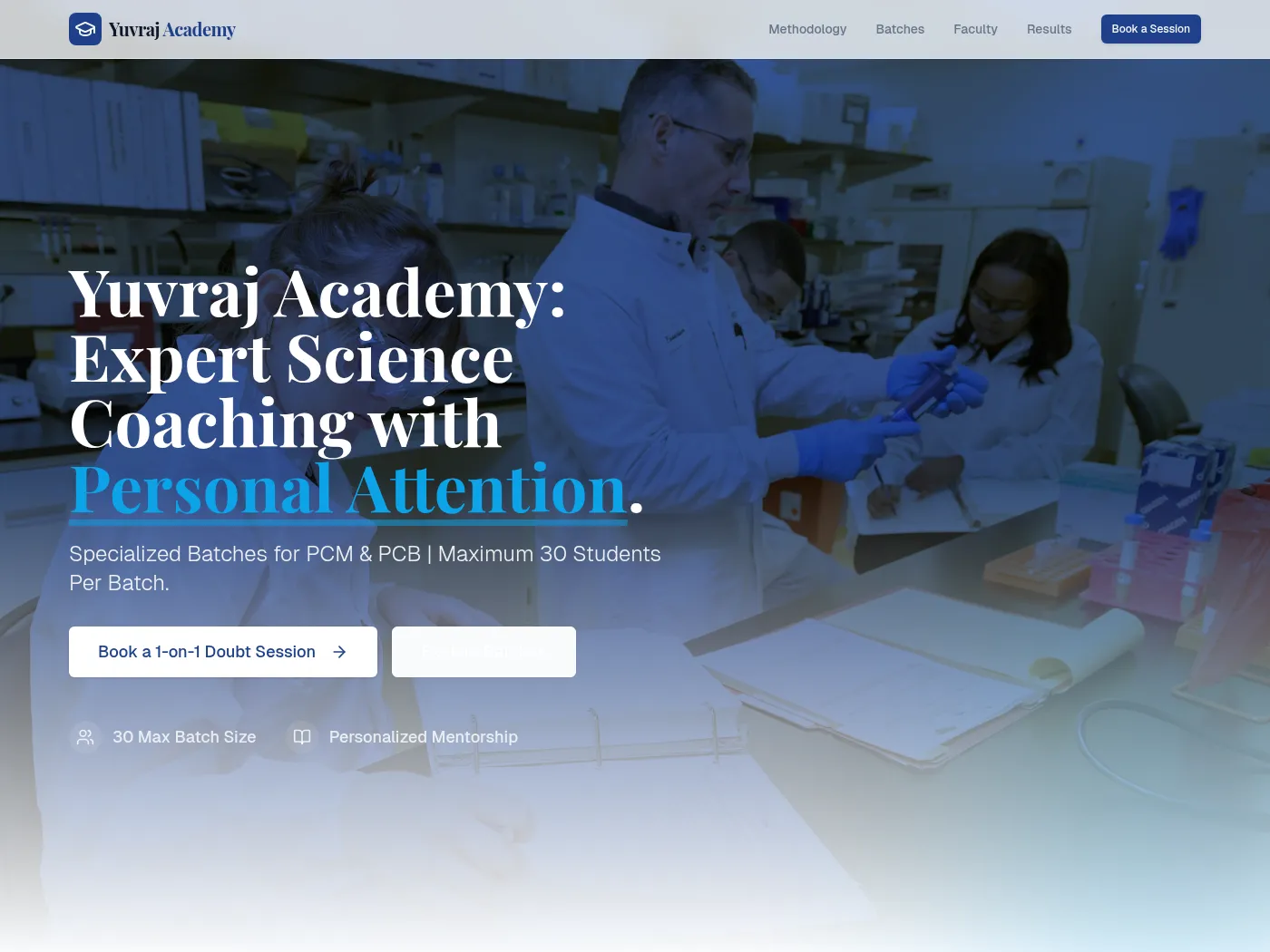 Yuvraj Academy Site