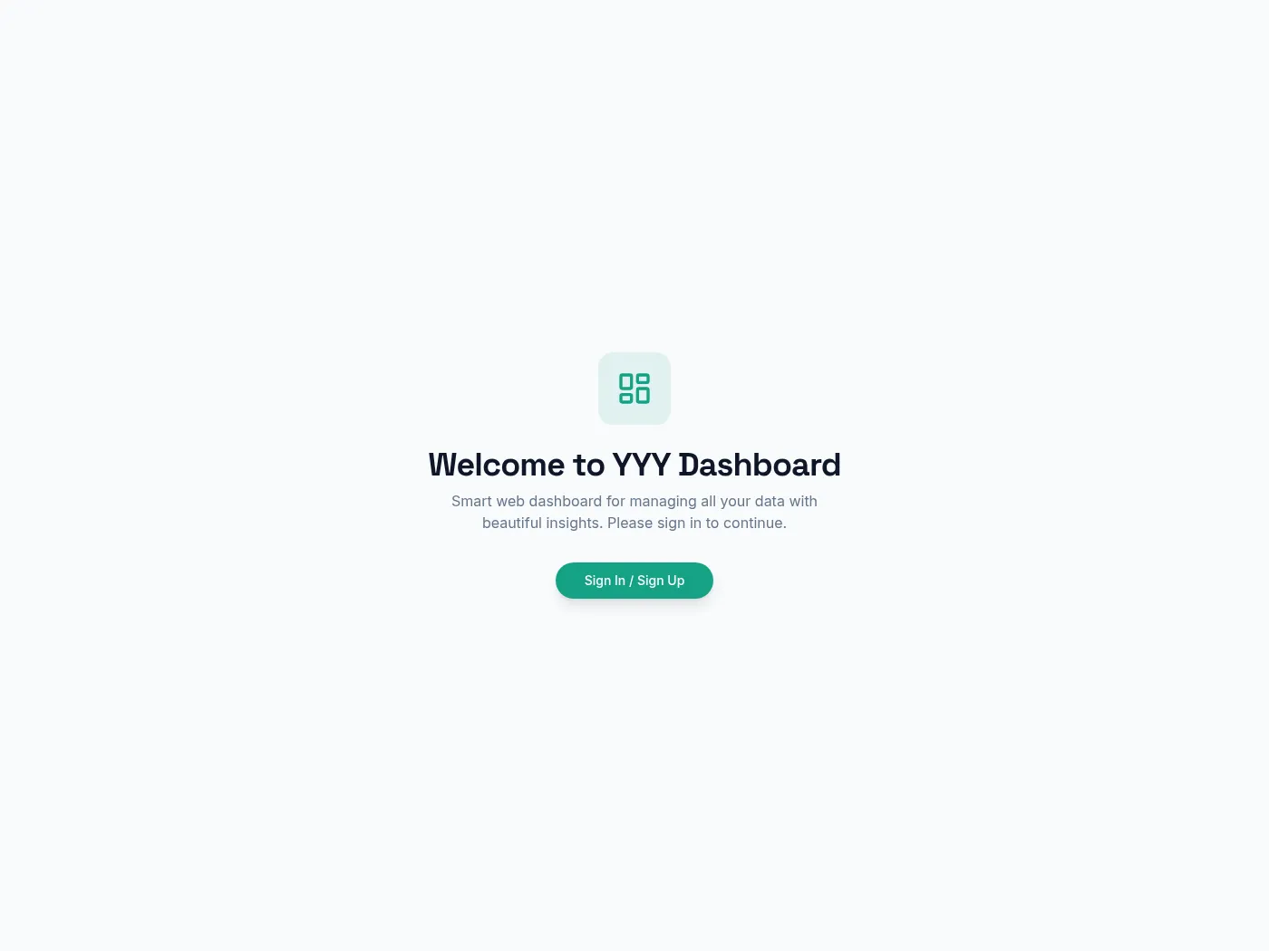 YYY Dashboard