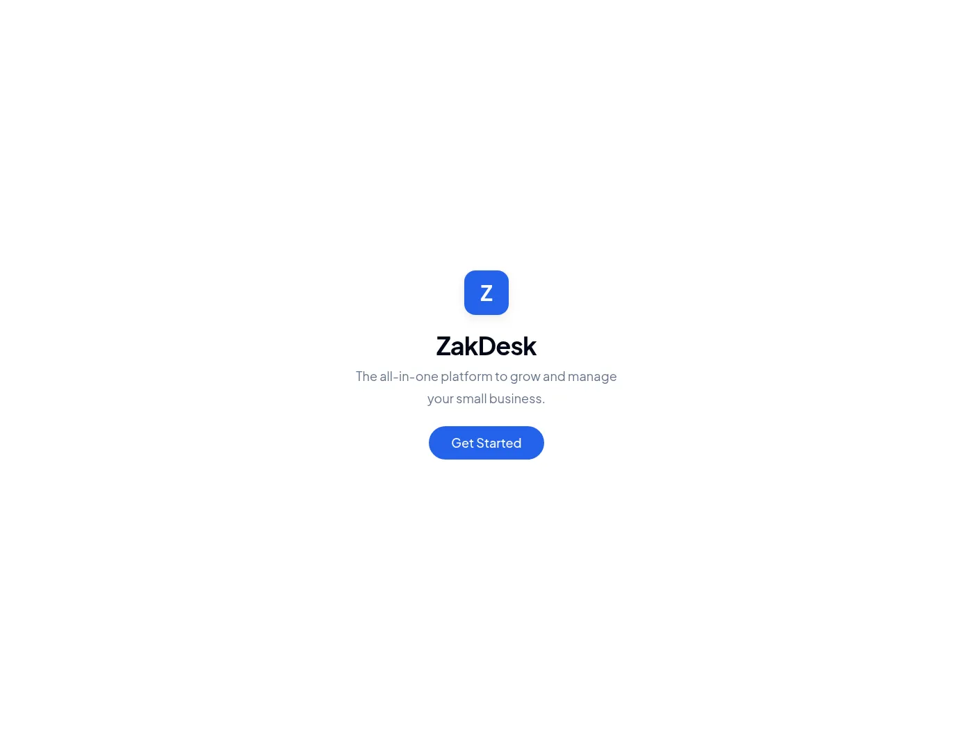 ZakDesk SaaS Platform
