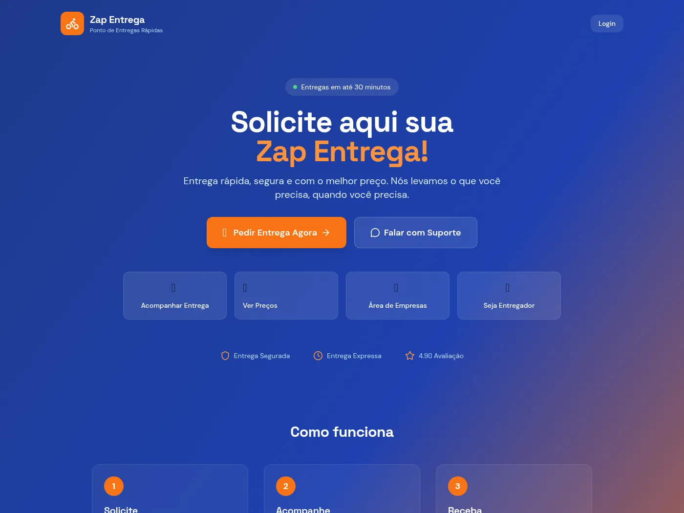 Zap Entrega Platform