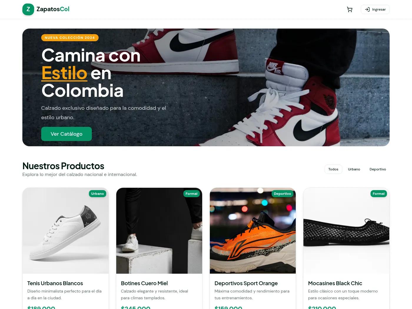 ZapatosCol Venta Online