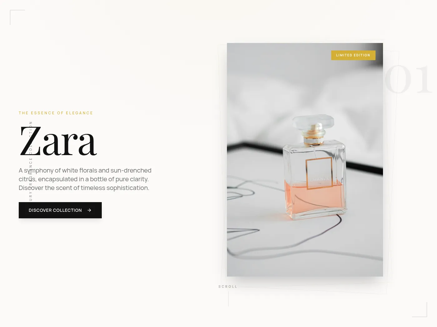 Zara Perfume Poster