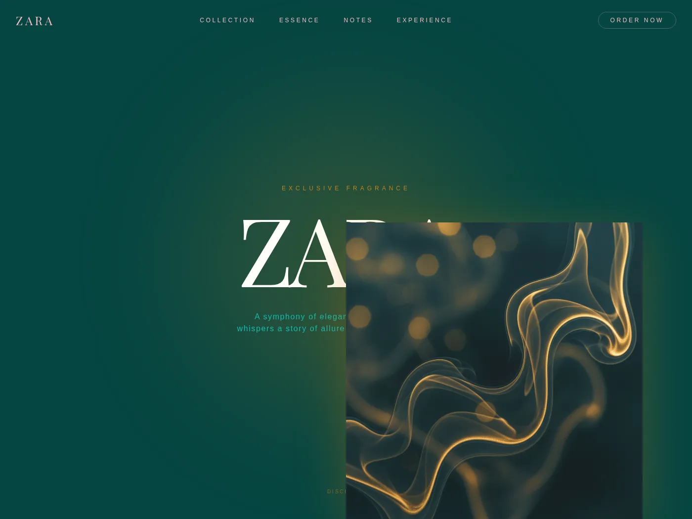 Zara Perfume Poster