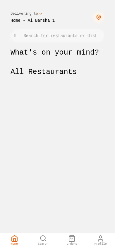 Zawba Food Delivery