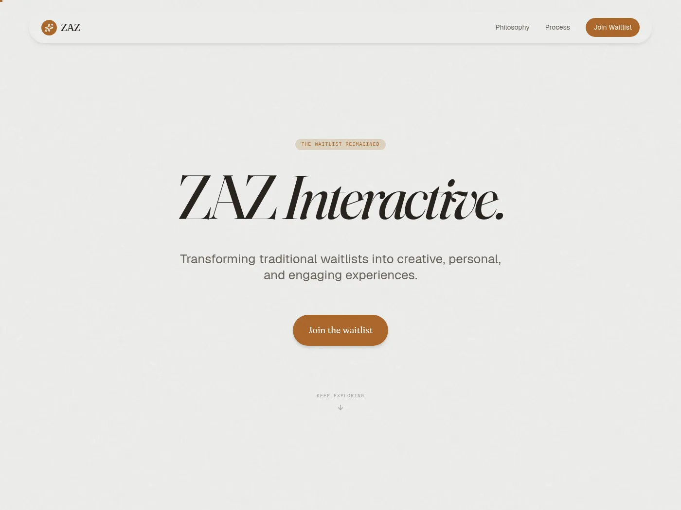 ZAZ Interactive Waitlist