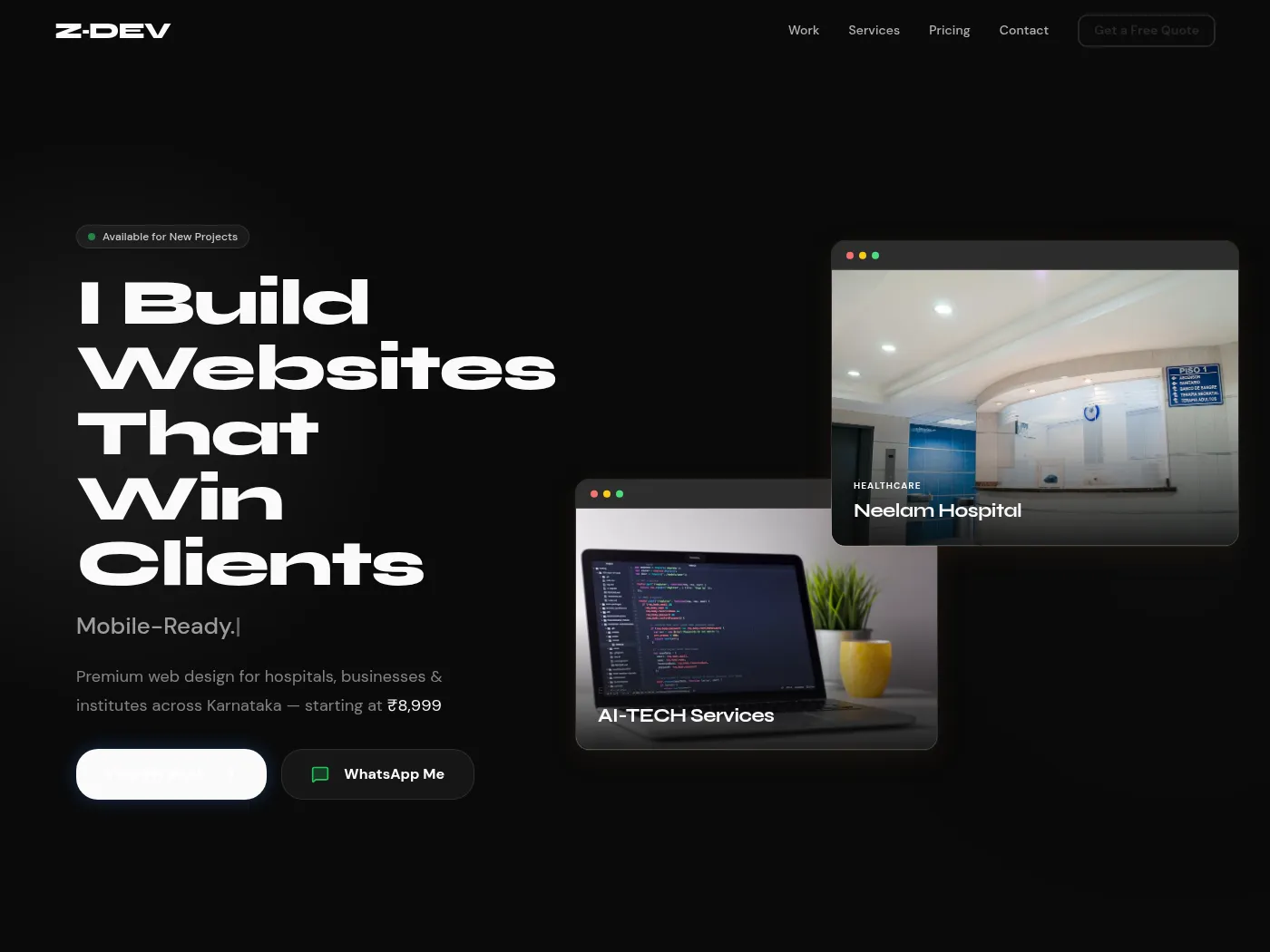 Z·DEV Portfolio Site