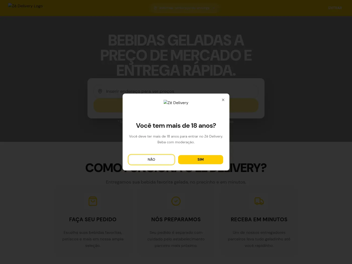 Zé Delivery Clone
