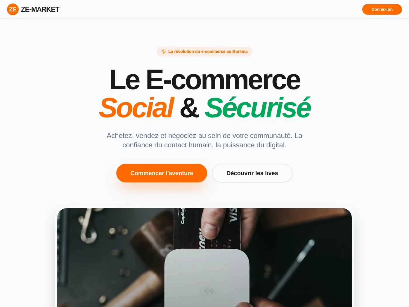 ZE-MARKET E-commerce Social Platform