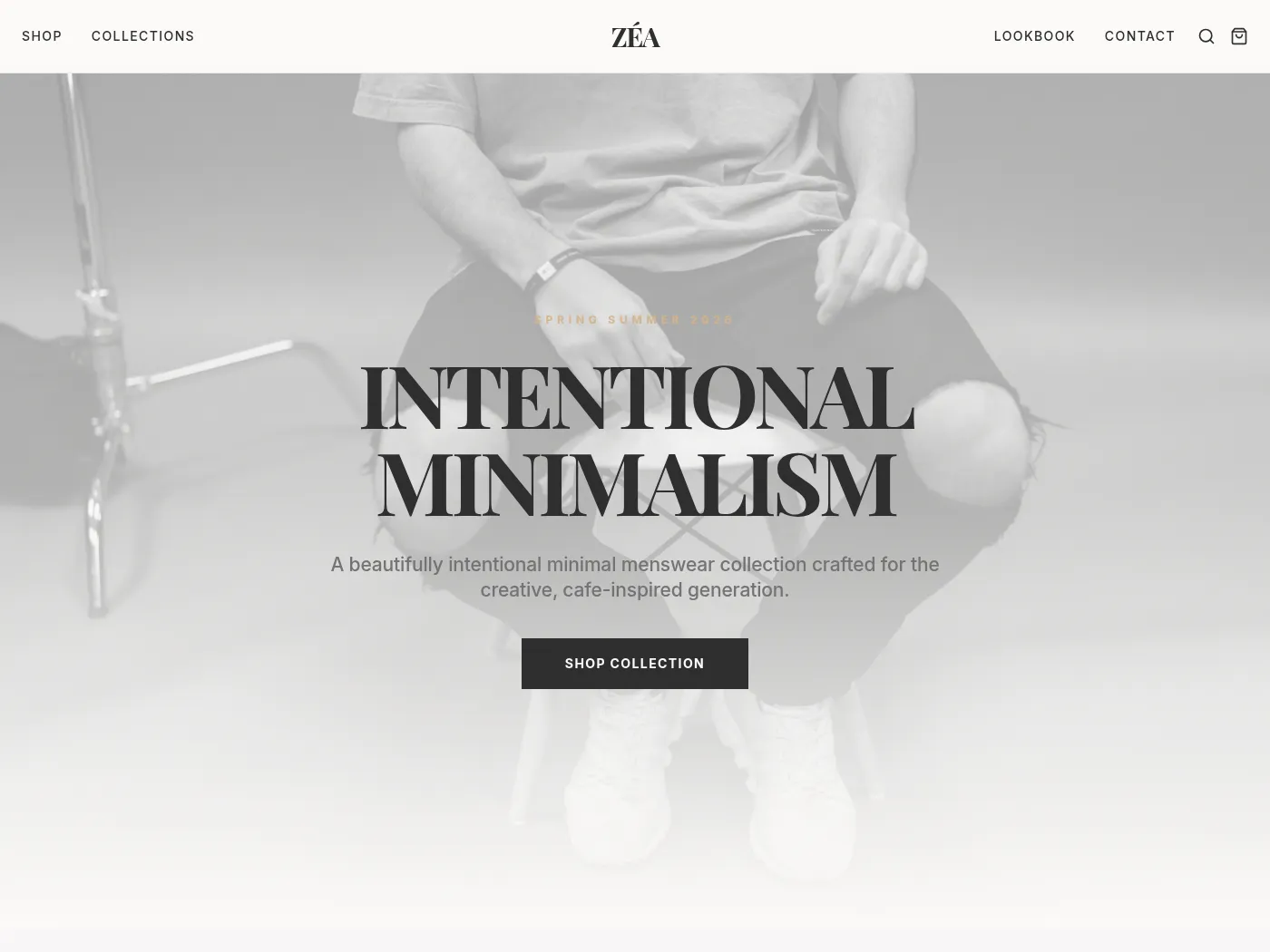 ZÉA Minimal Menswear Store