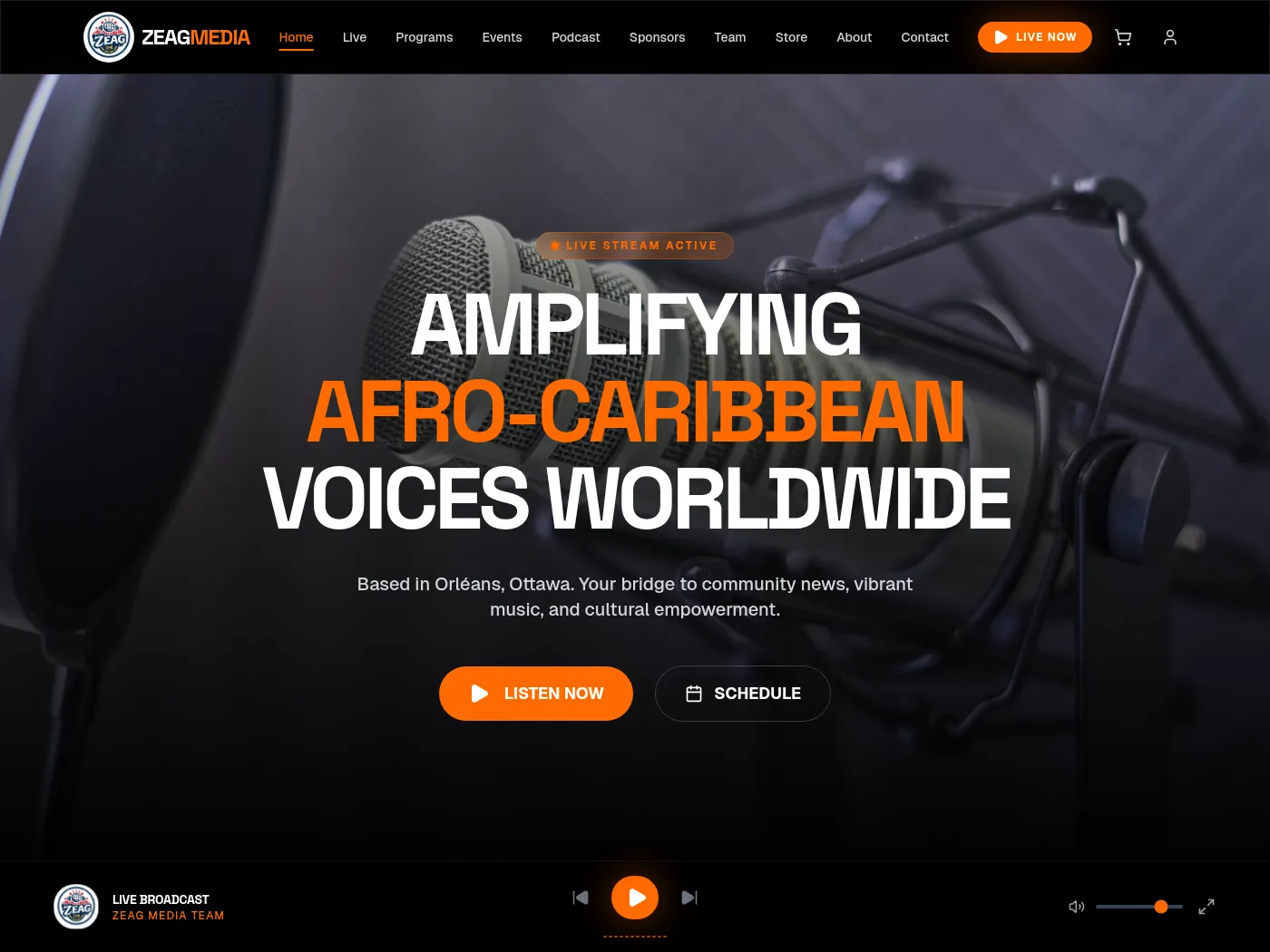 Zeag Media Radio Platform