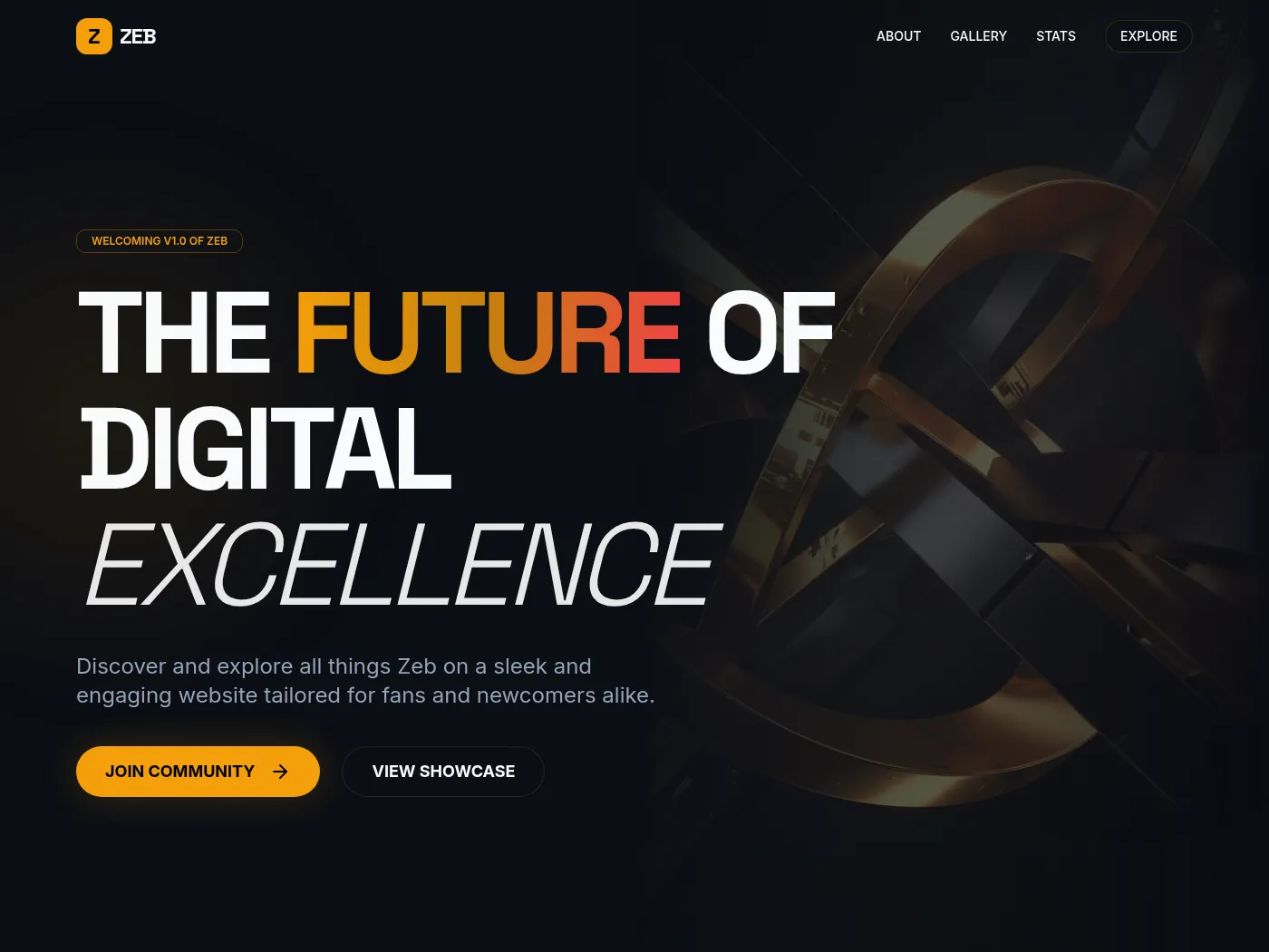 Zeb Showcase Site