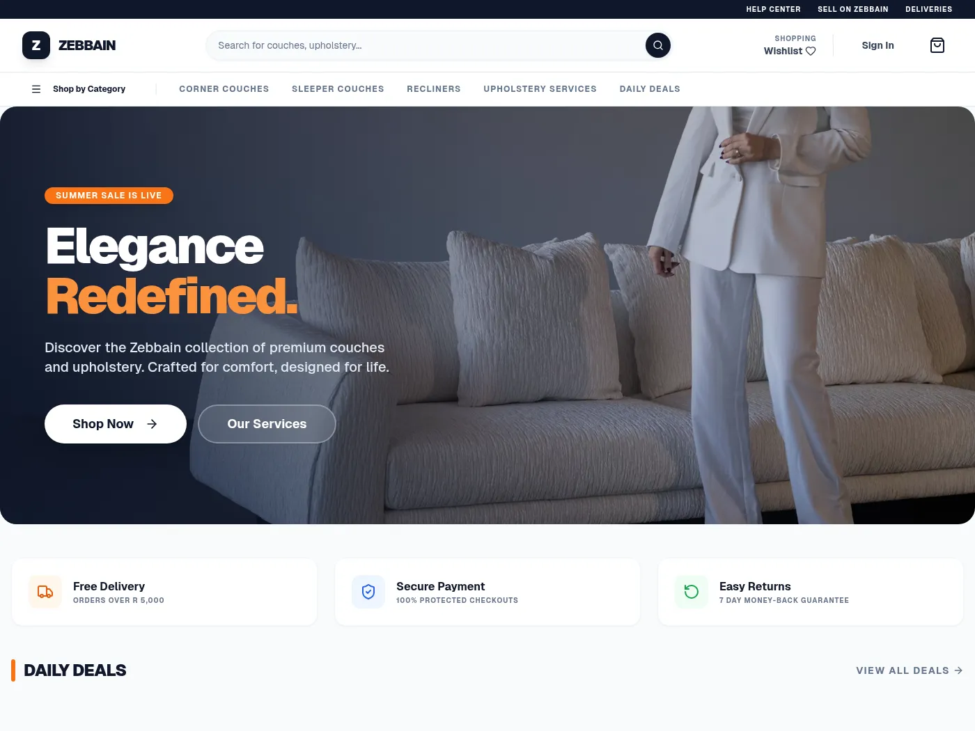 Zebbain Online Store