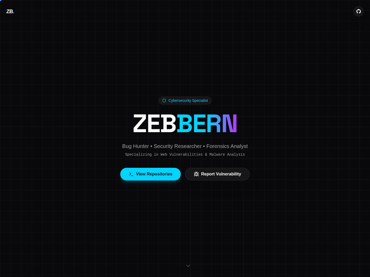 Zebbern 3D Portfolio