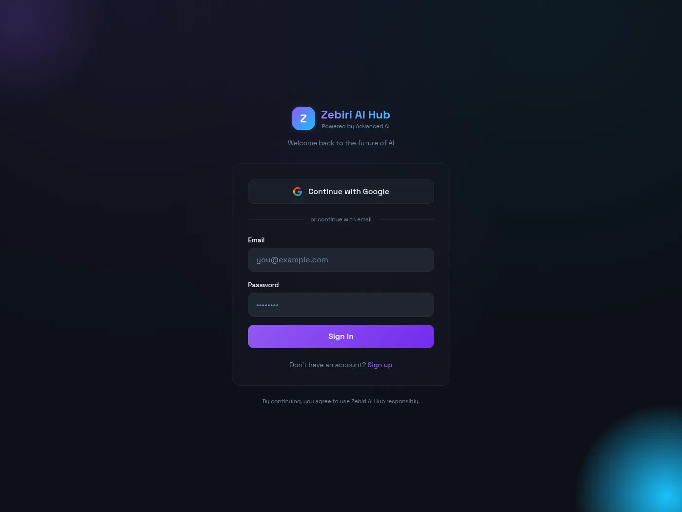 Zebiri AI Hub