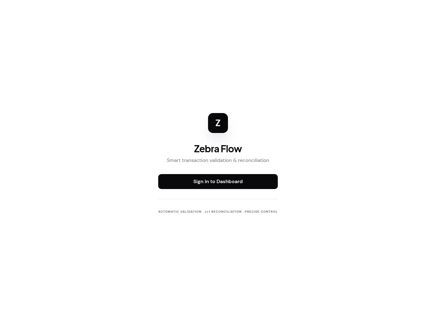 Zebra Transaction Flow