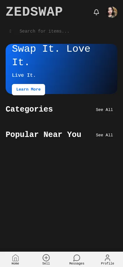 ZedSwap UI Kit