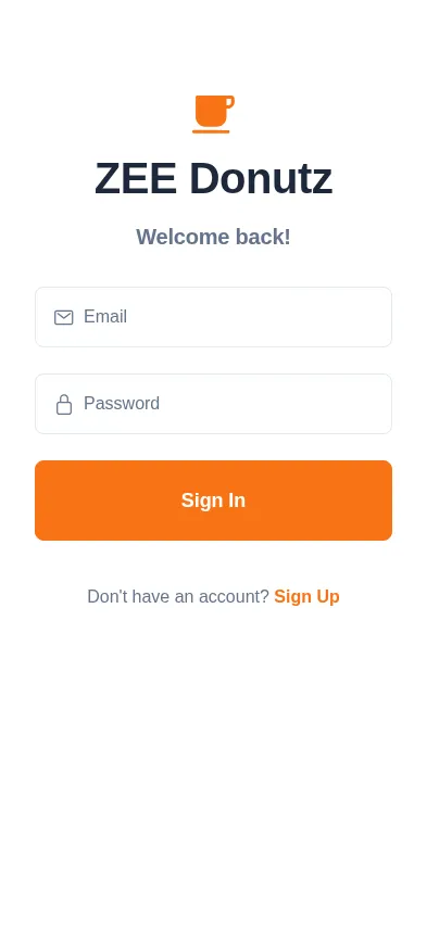 ZEE Donutz AI Bakery App