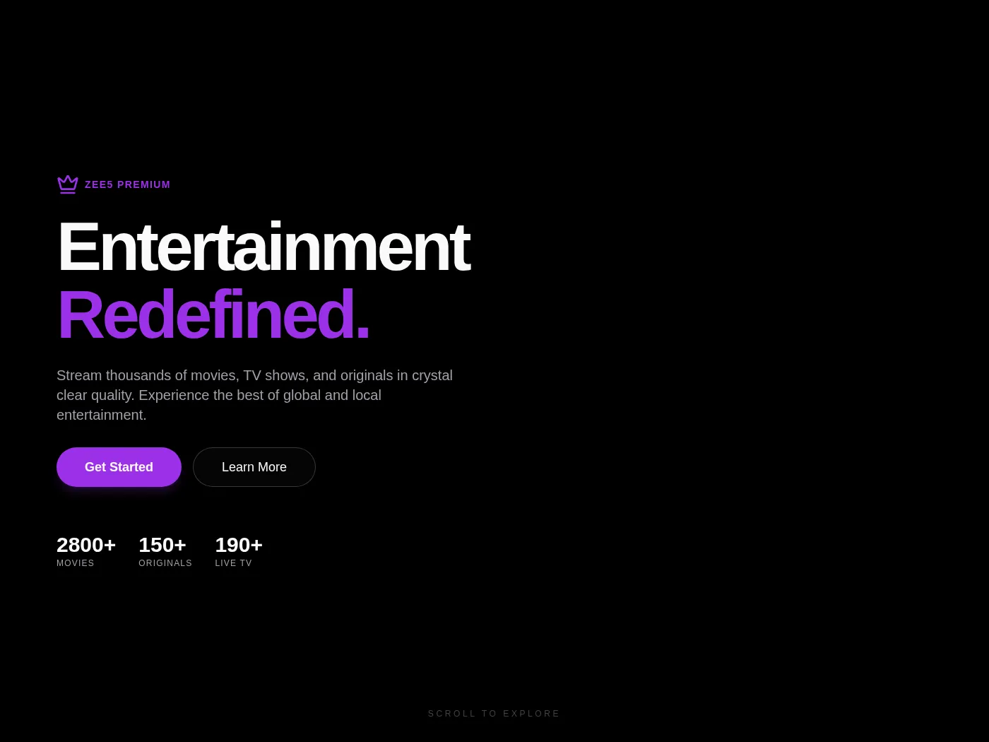 Zee5 Premium Experience