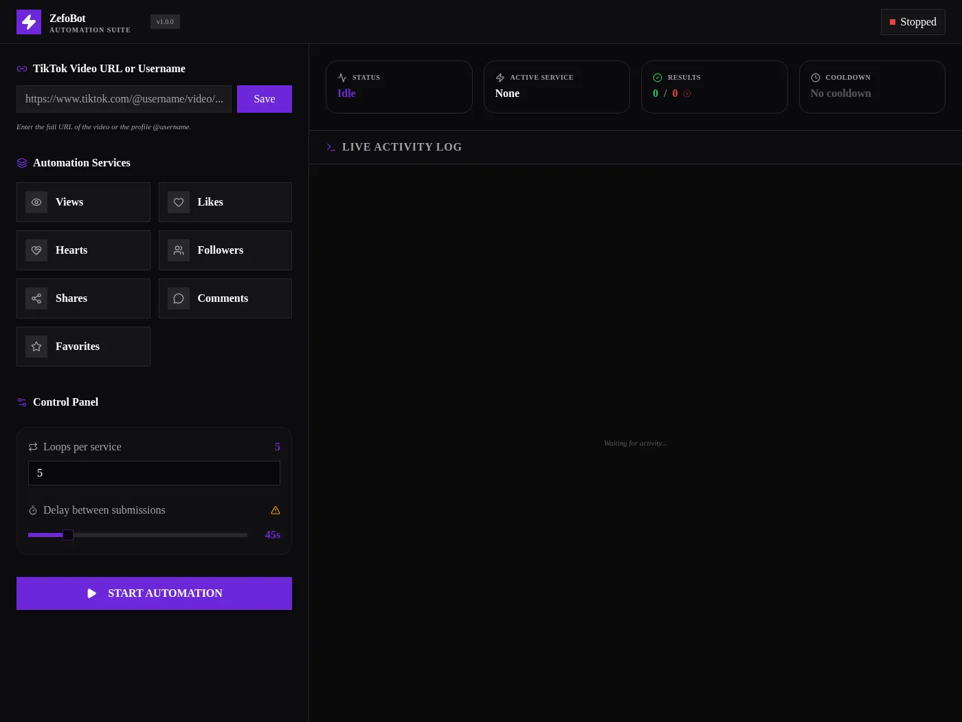 ZefoBot Automation Suite