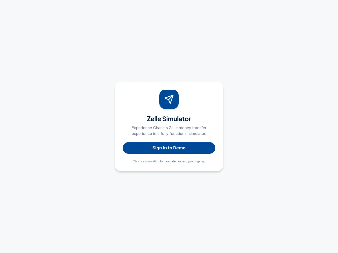 Zelle Sim Experience