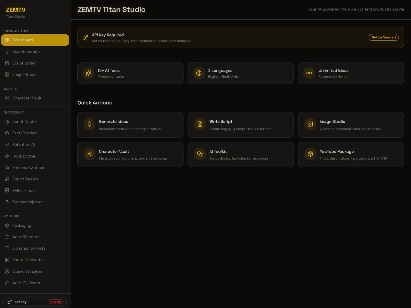 ZEMTV Titan Studio