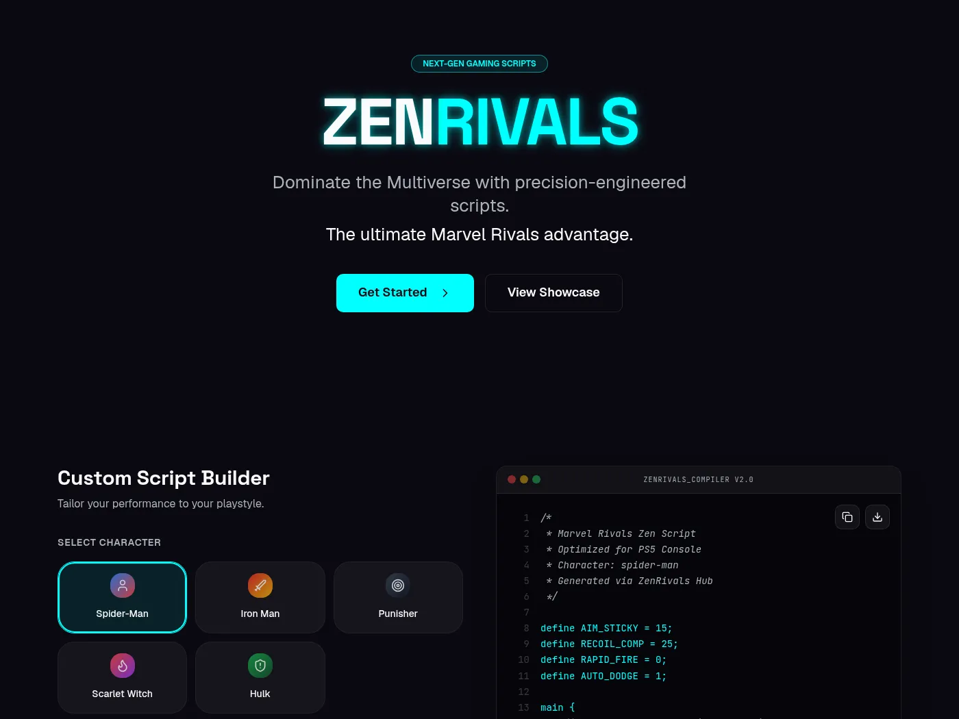 Zen Script for Marvel Rivals