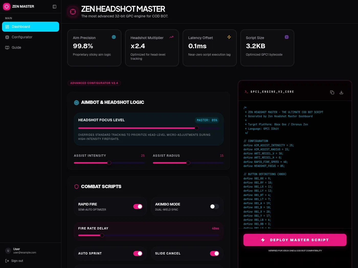 Zen Headshot Master