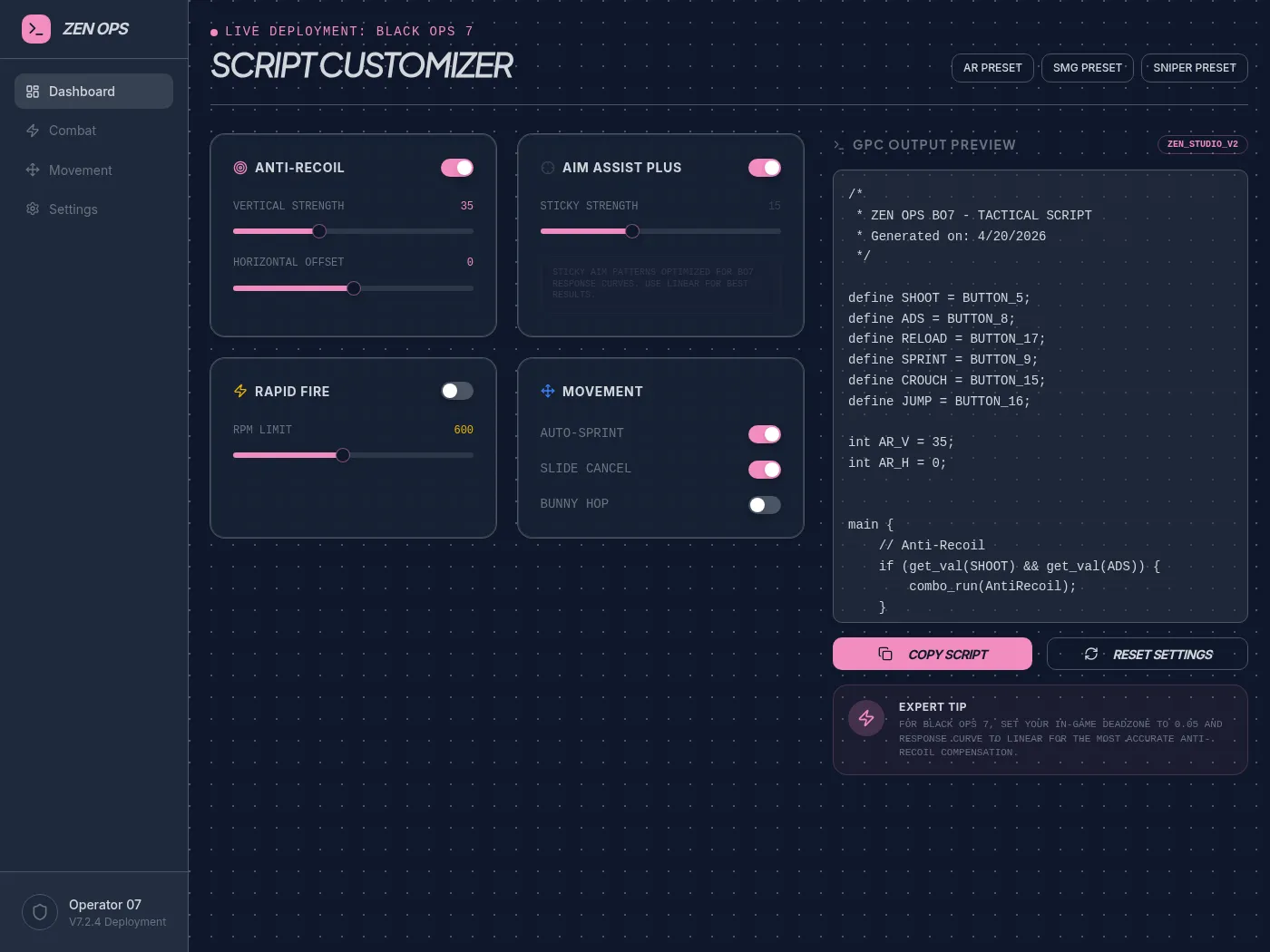 Zen Black Ops Script