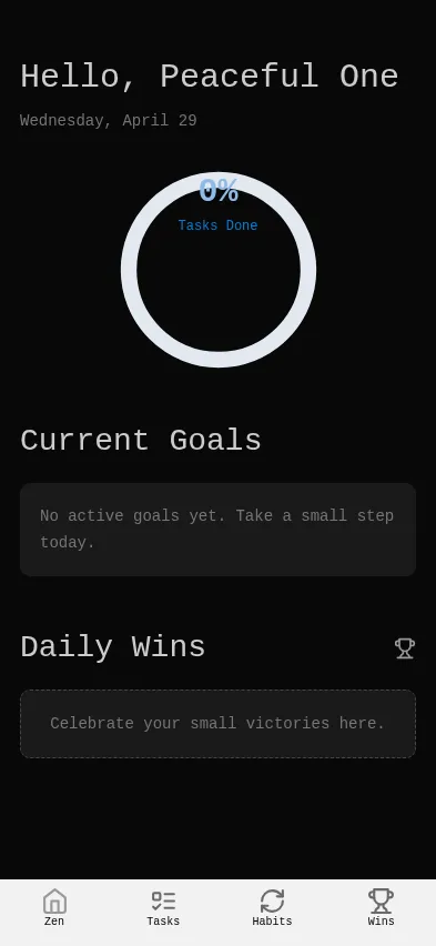 Zen Productivity Planner