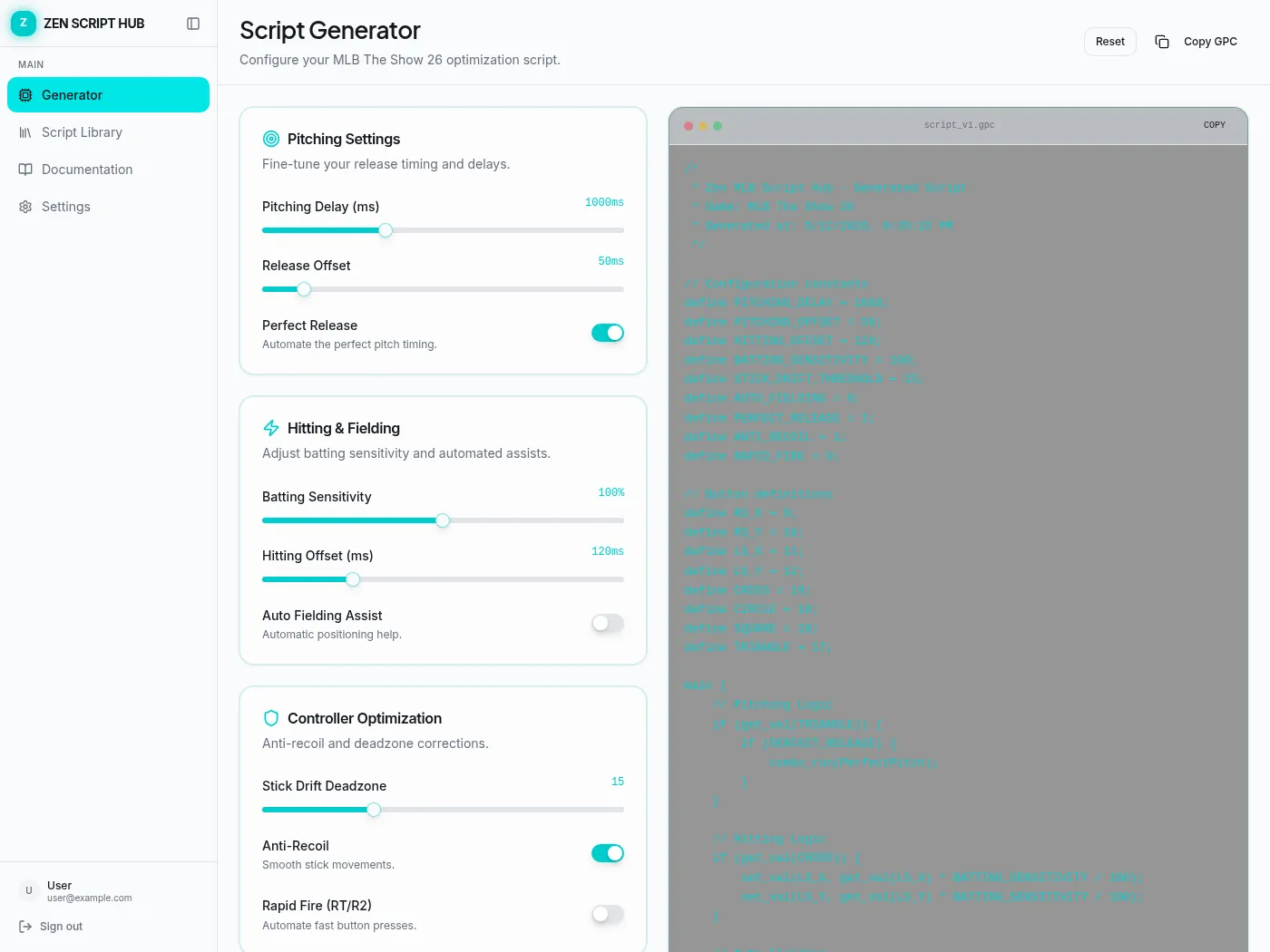 Zen MLB Script Hub
