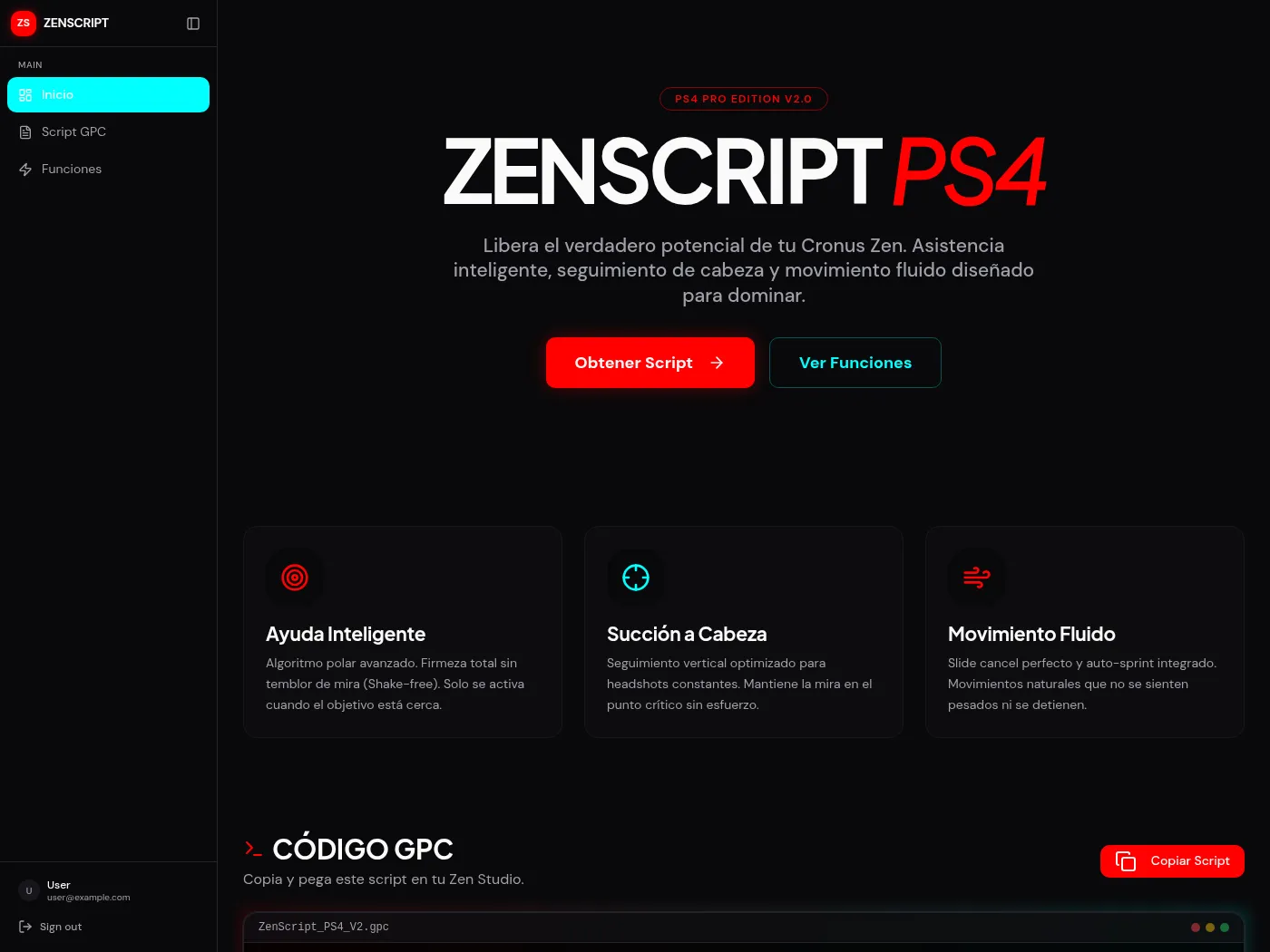 ZenScript PS4 Aimbot