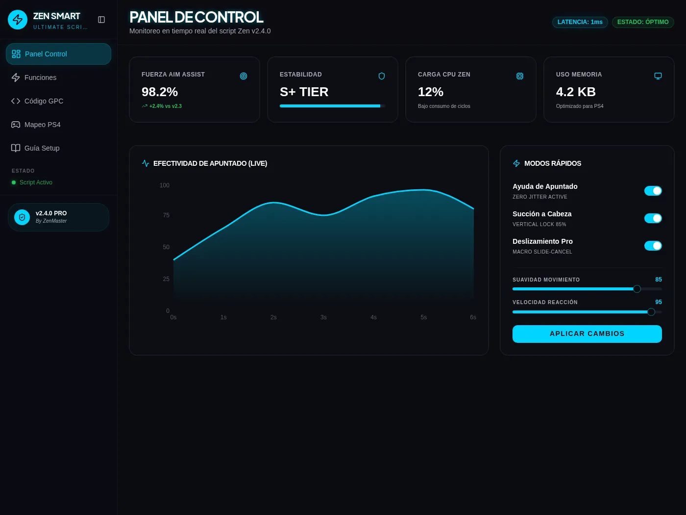 Zen PS4 SmartScript