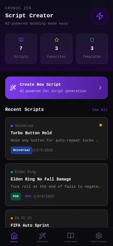Zen Script AI Creator