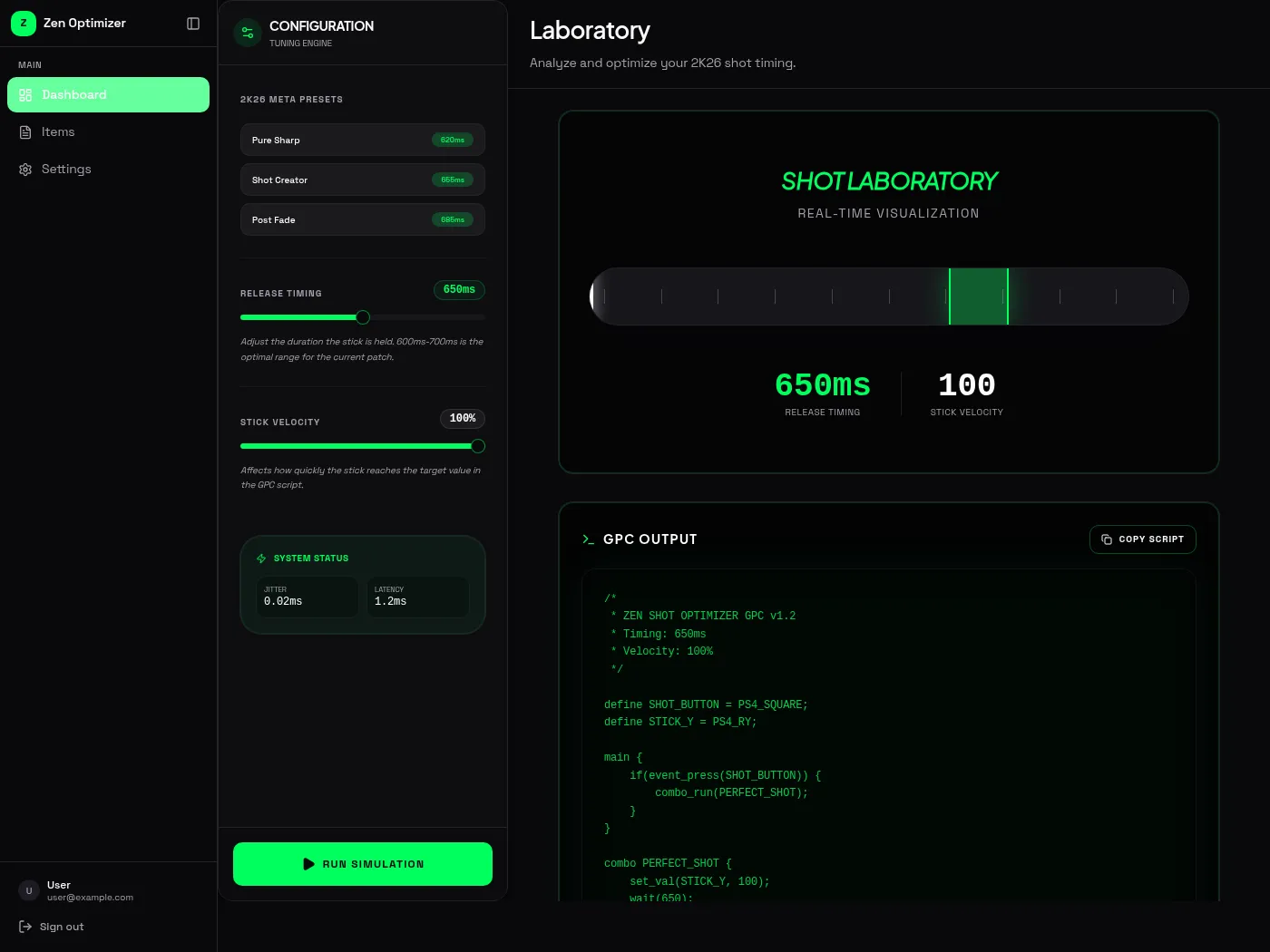 Zen Shot Optimizer