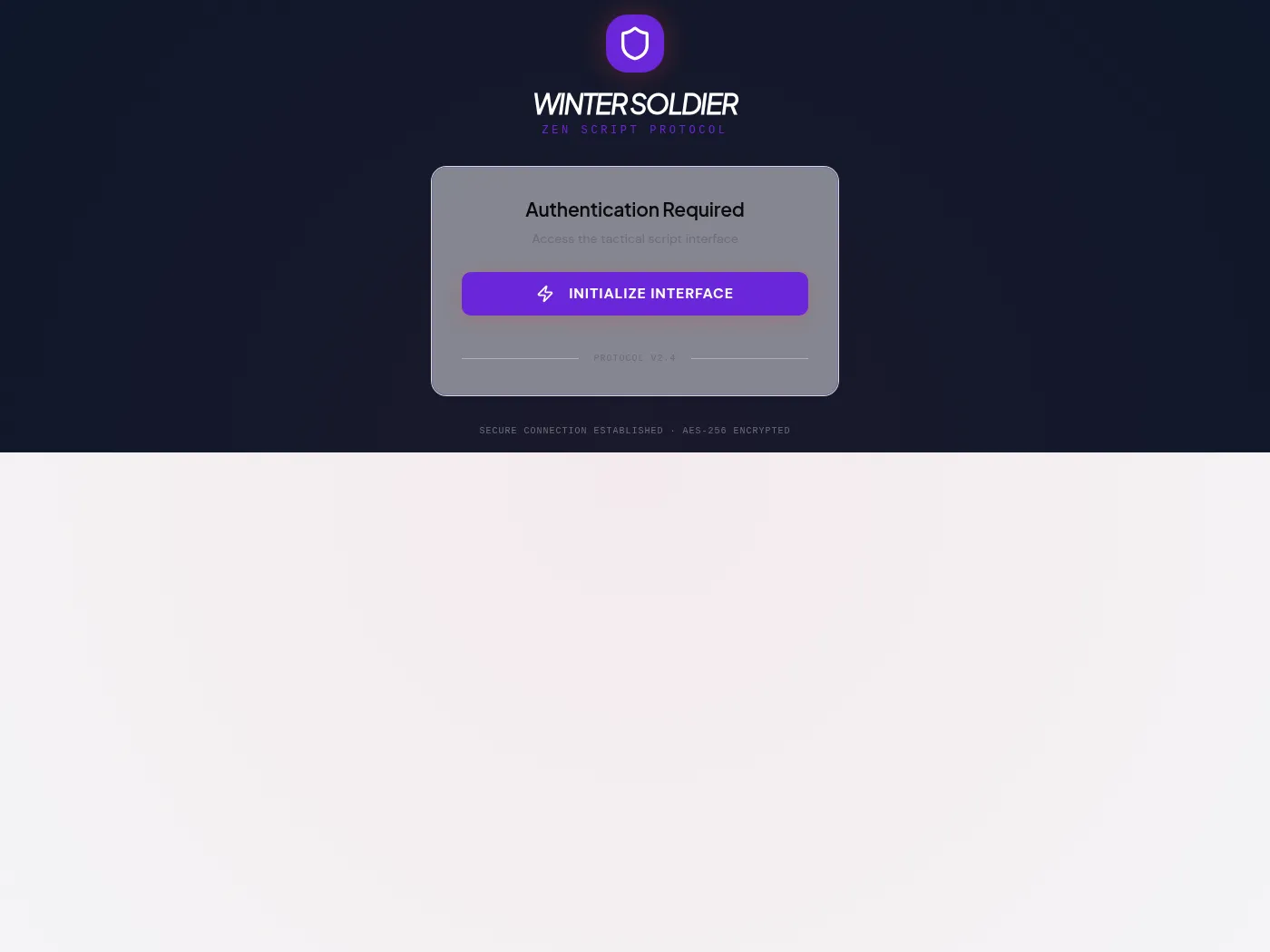 Winter Soldier Zen Script