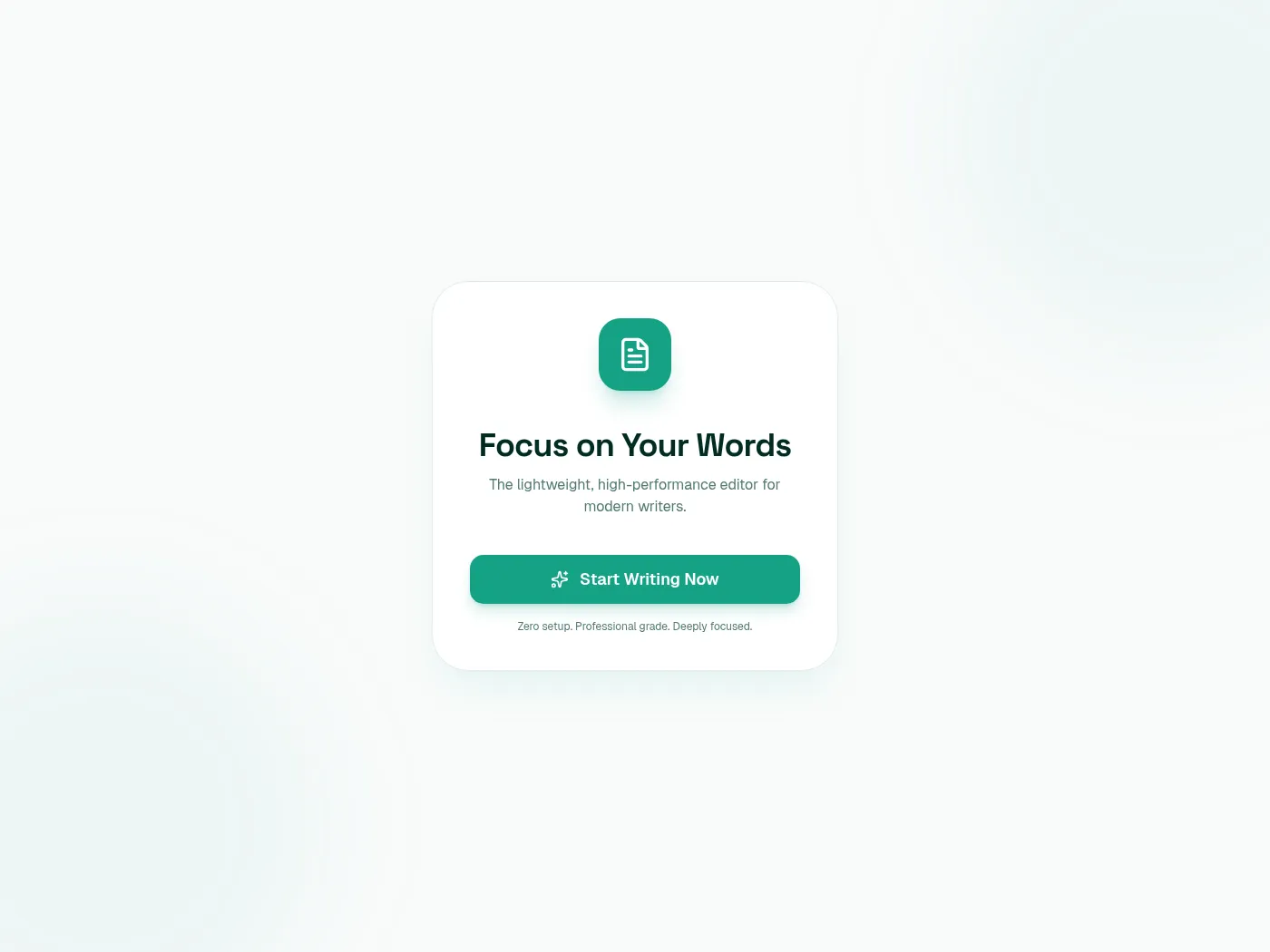 Zen Word Editor