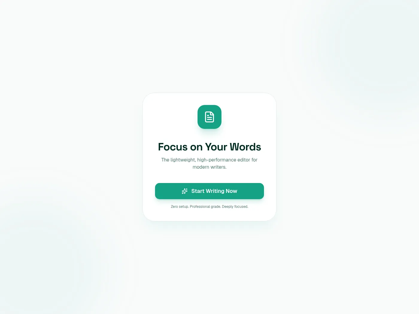 Zen Word Editor