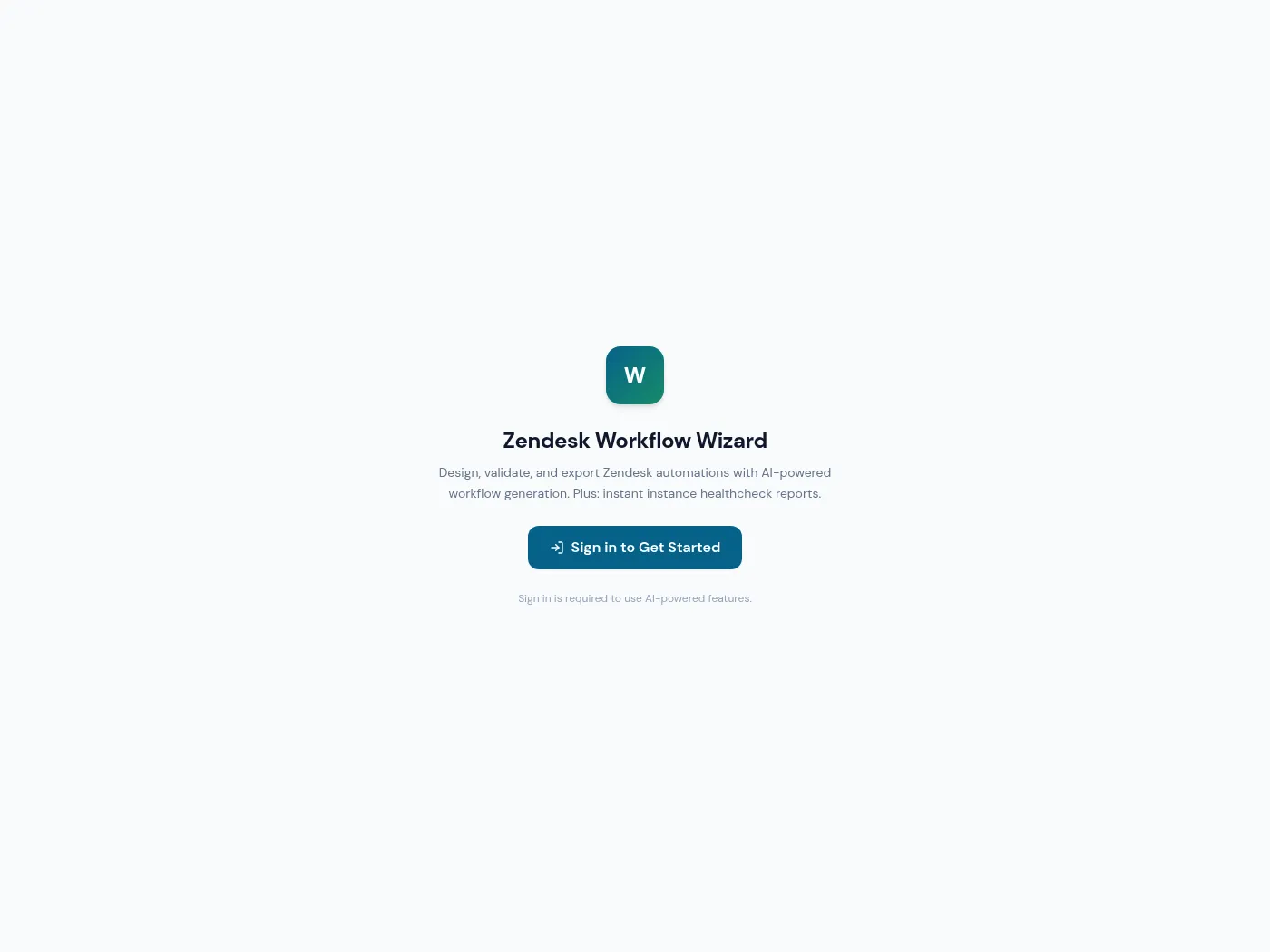 Zendesk Workflow Wizard