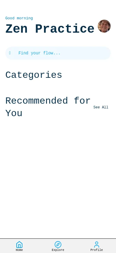 ZenFlex Yoga App