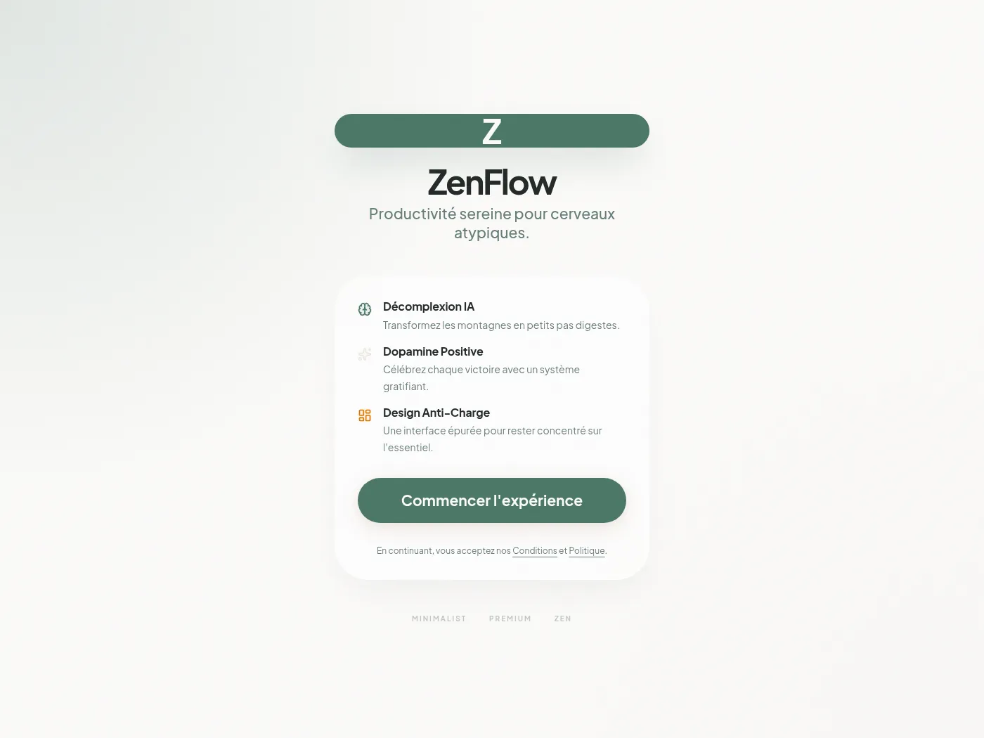 ZenFlow ADHD App