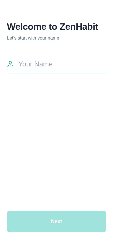 ZenHabit Tracker App