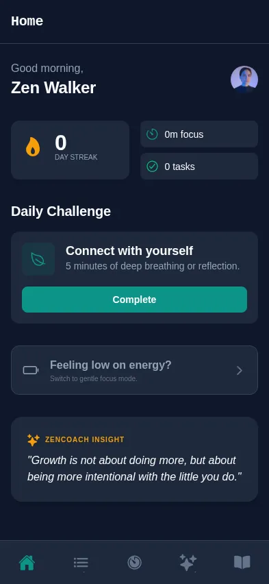 ZenMind Coach