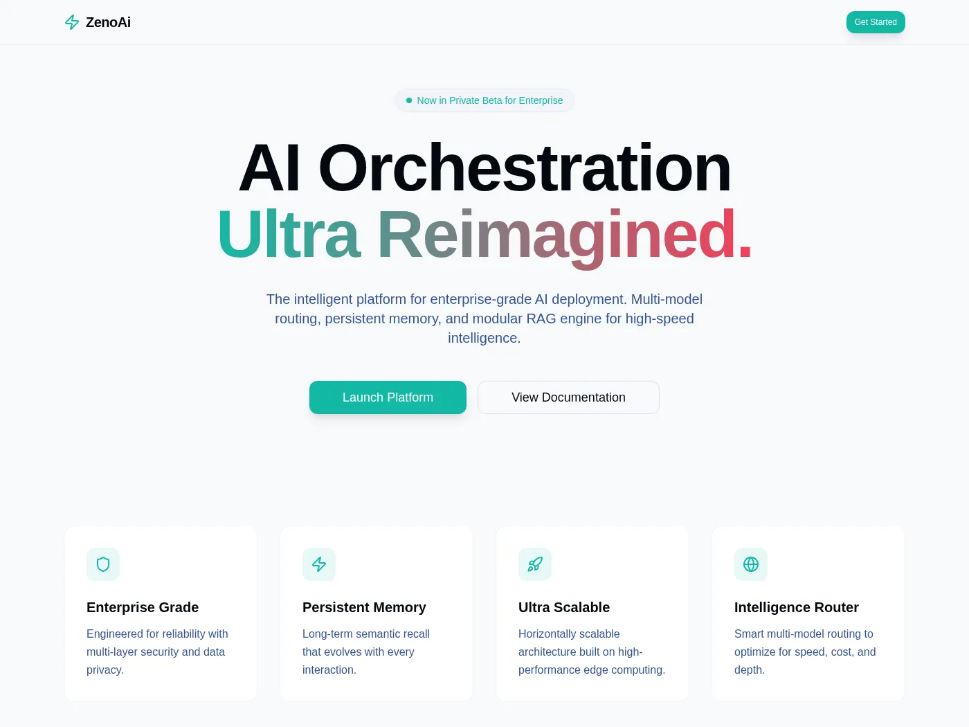 ZenoAi Orchestration Platform
